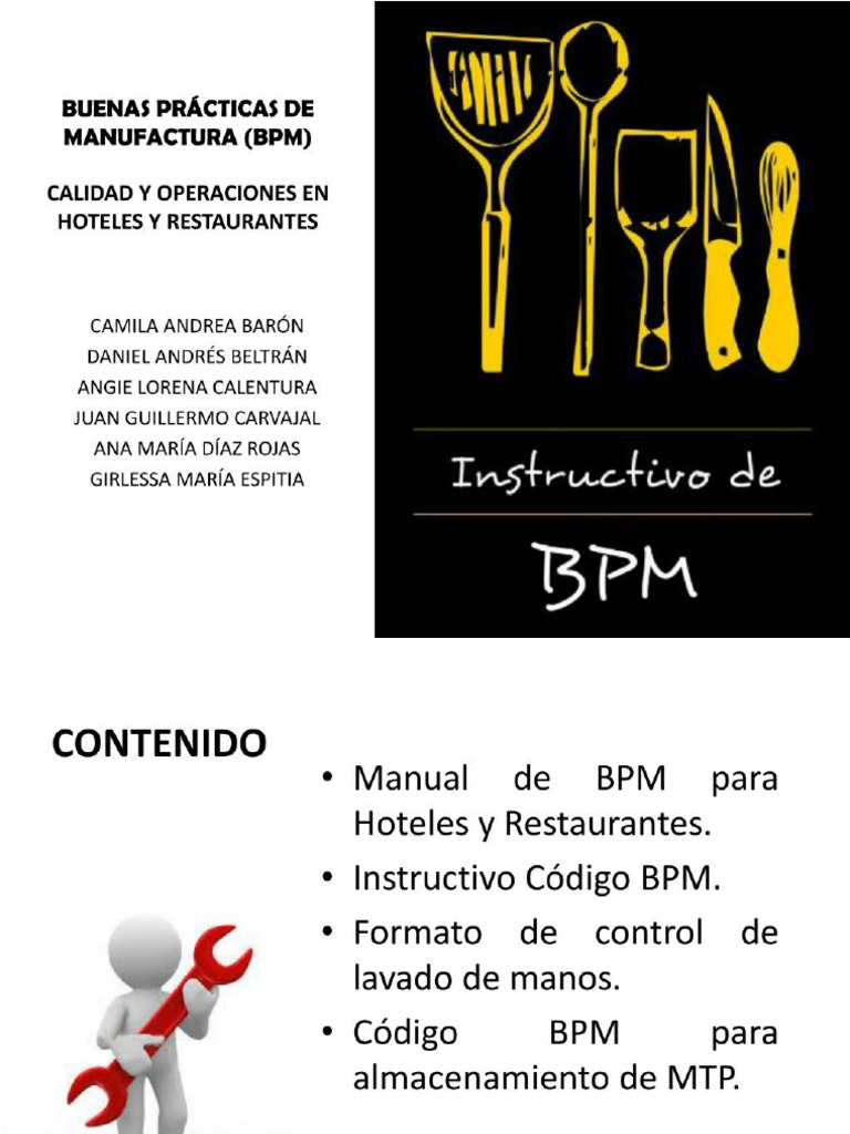 manual de BPM en Restaurantes | PDF