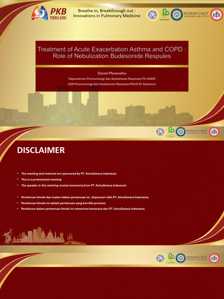 2. Treatment of Acute Exacerbation Asthma and COPD Role of Nebulization ...