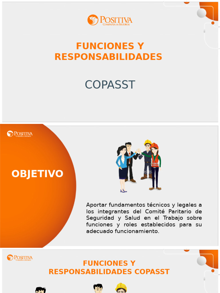 Funciones y Responsabilidades Copasst | PDF | Seguridad y salud ocupacional