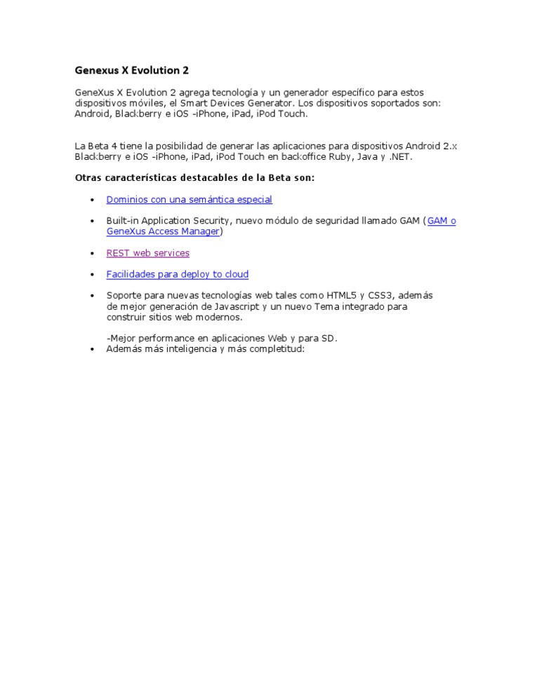 Genexus X Evolution 2 | PDF