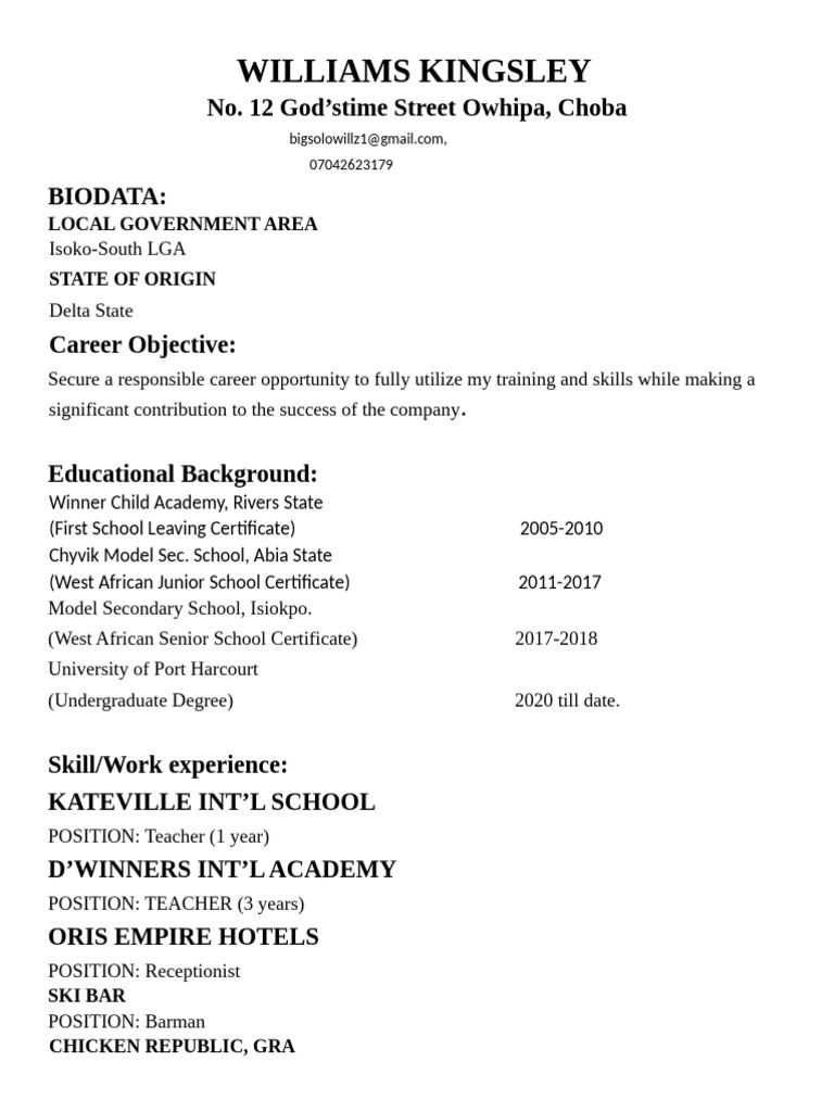 My CV | PDF