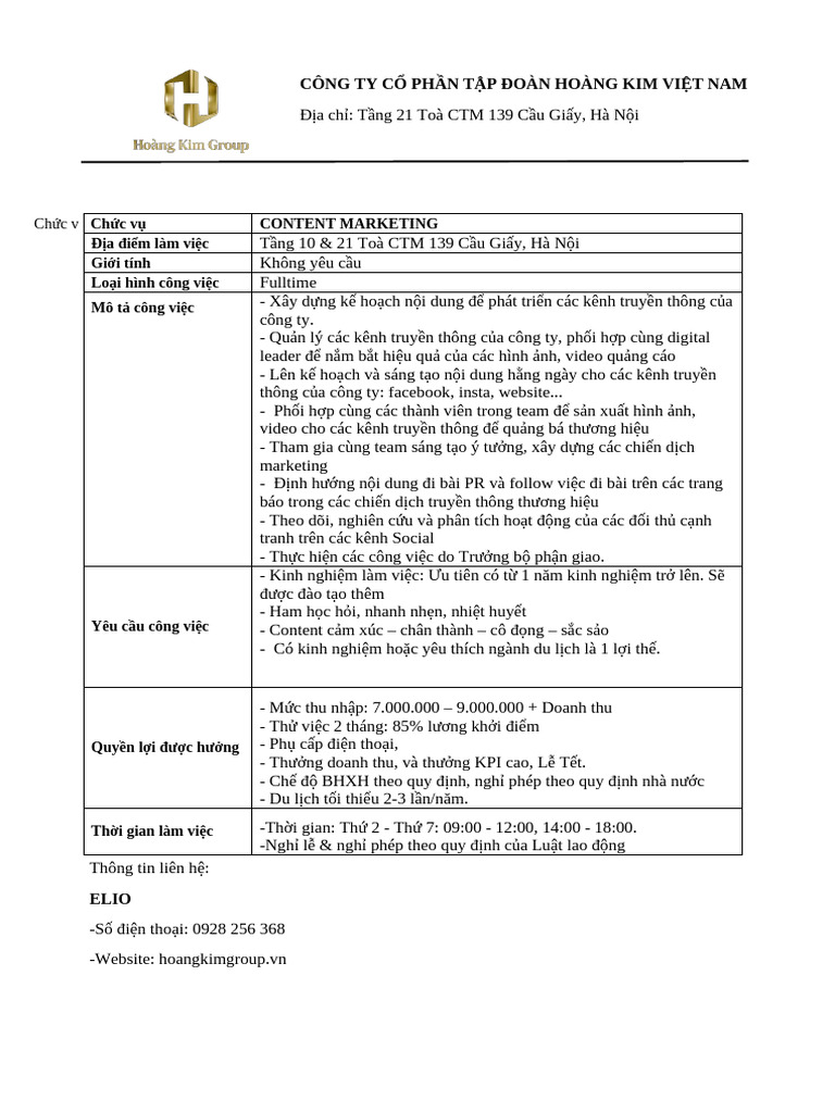JD NV Content Marketing | PDF