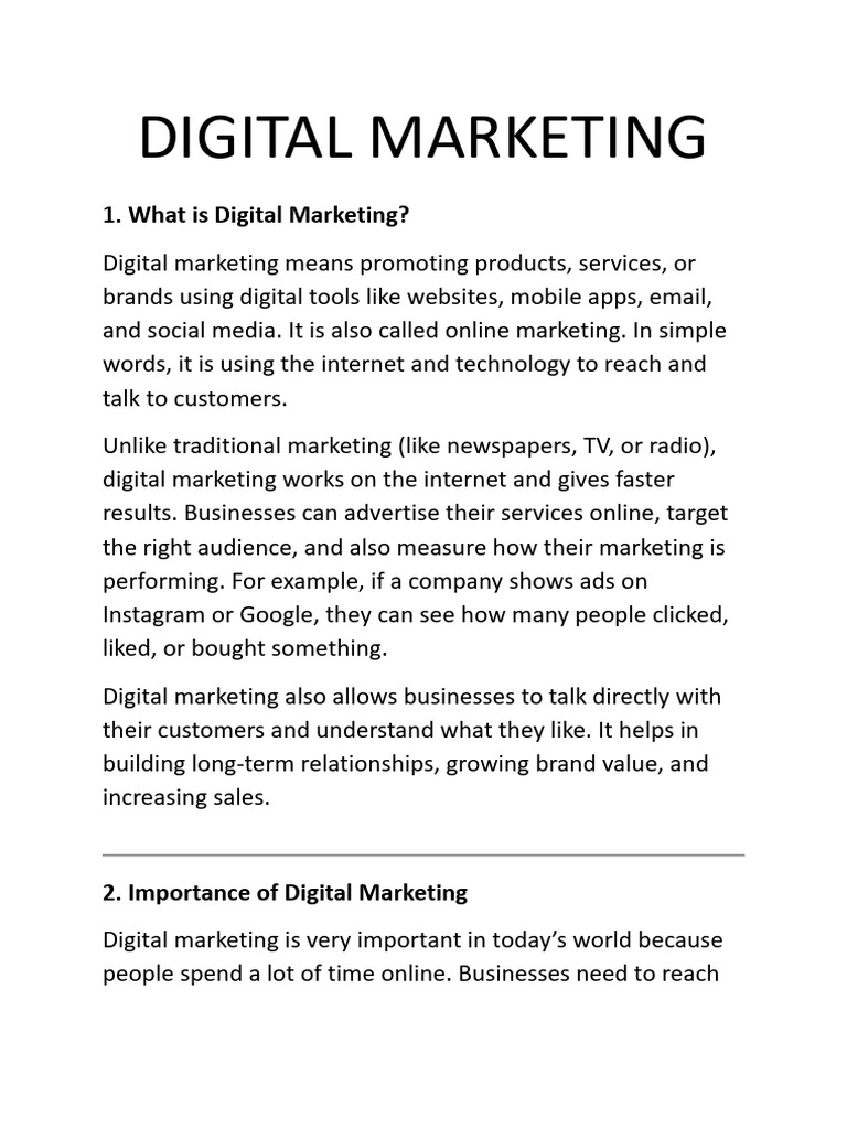 Digital Marketing Unit-1 | PDF | Digital Marketing | Customer Relationship Management