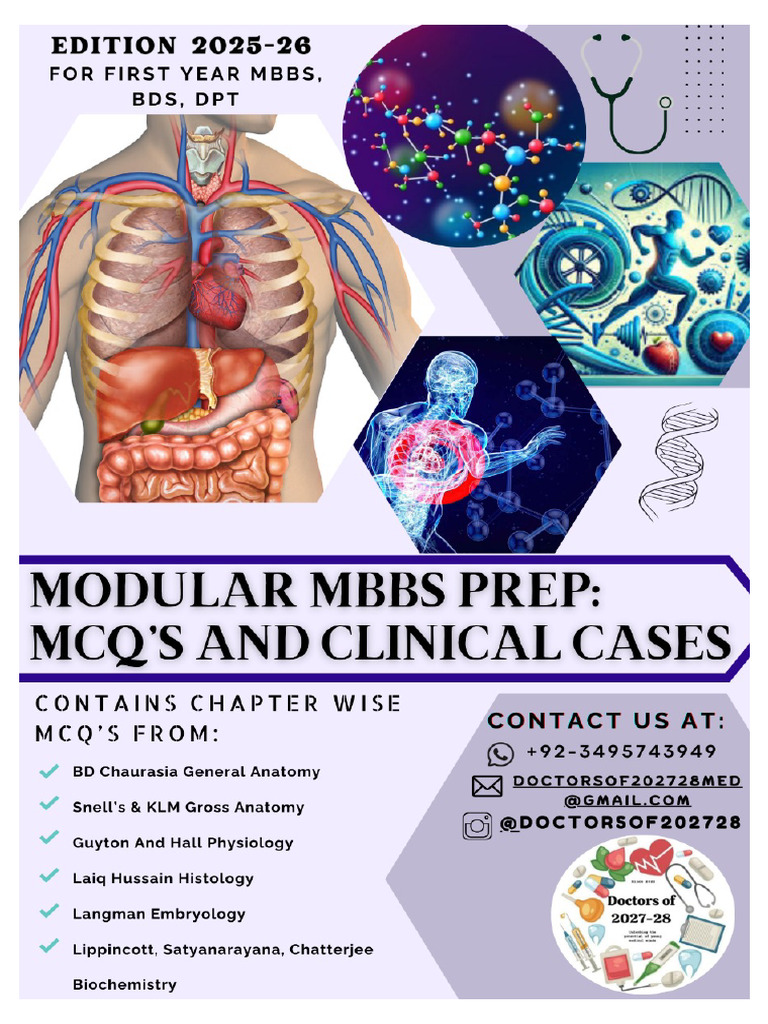 Modular Mbbs Prep MCQ Practice Book Review | PDF | Heart | Cardiac Muscle