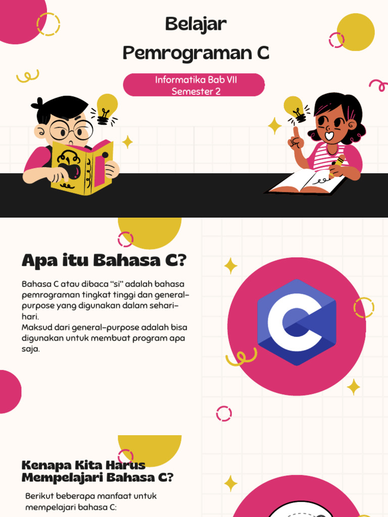 Belajar Bahasa Pemrograman C | PDF