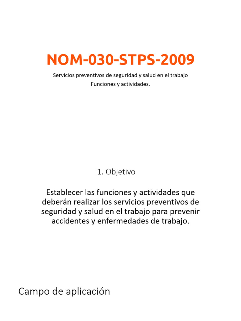 Nom 030 STPS 2009 - Resumen | PDF | Valores | Business