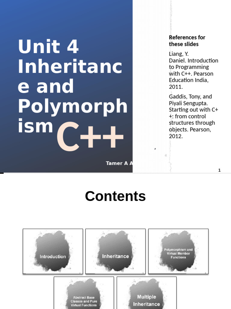 CIE 202 - Unit 04 - Inheritance and Polymorphism | PDF | Inheritance (Object Oriented ...