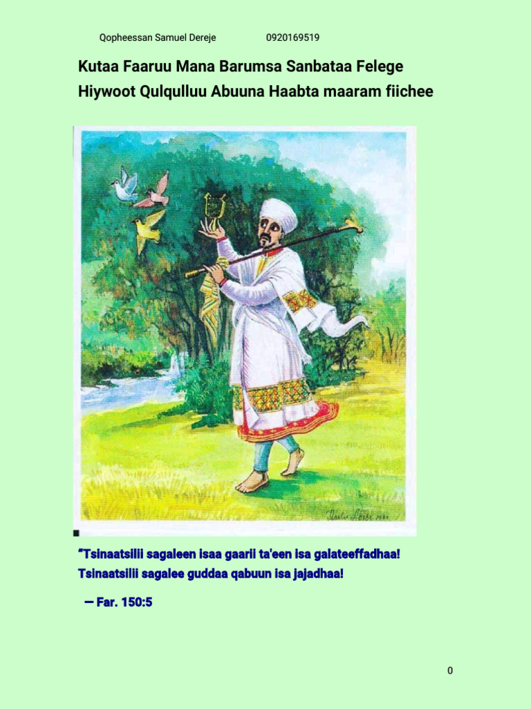 Faaruu Afaan Oromoo | PDF