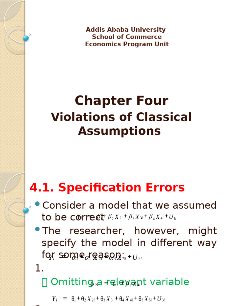 Chap4 Econometrics | PDF | Ordinary Least Squares | Regression Analysis