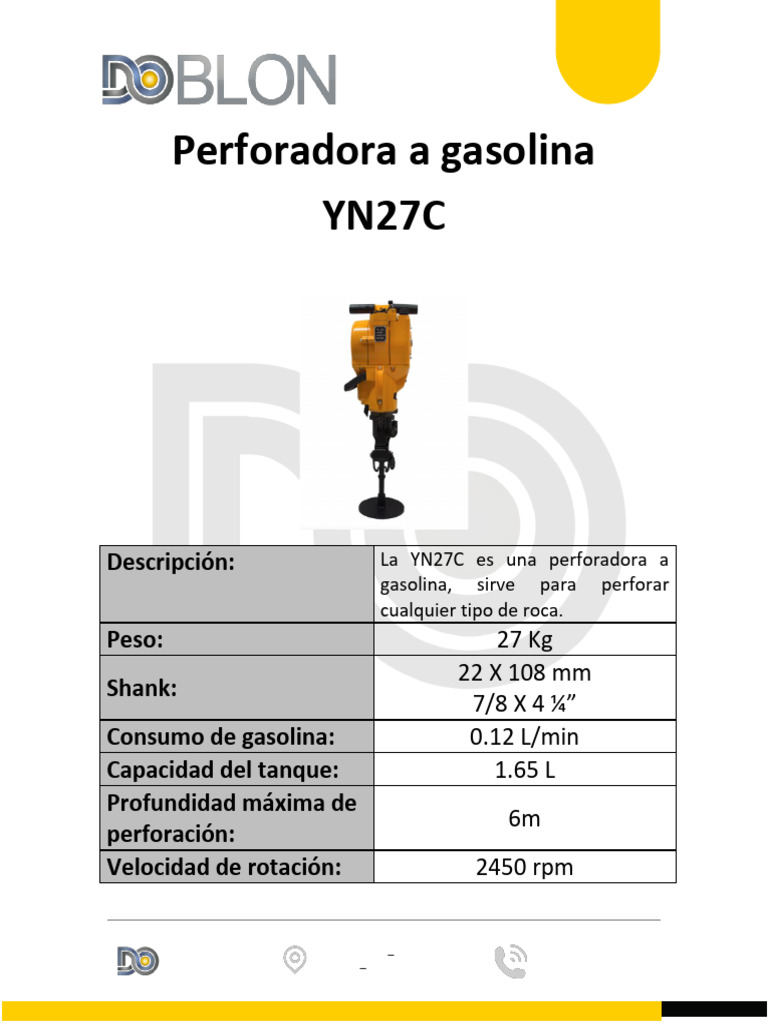 Ficha Tec YN27C | PDF