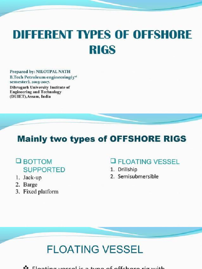 W-Different Types of Rigs | PDF