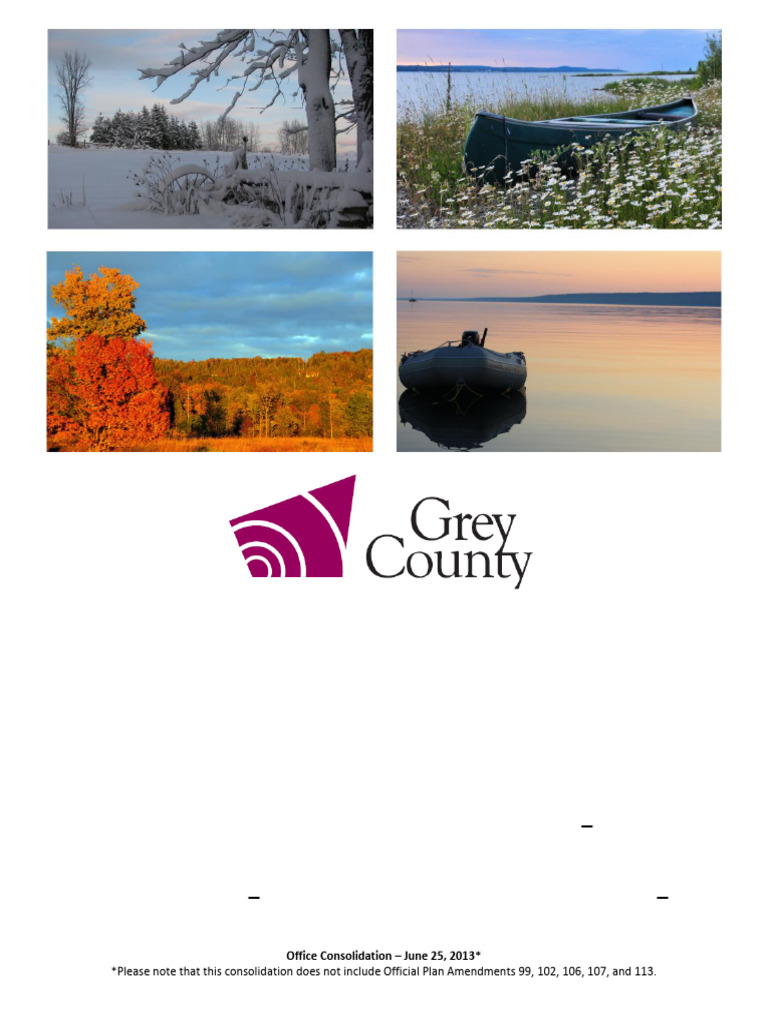 Grey County Official Plan Overview | PDF | Sustainability | Water