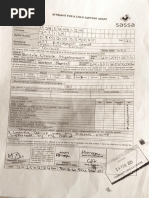 Child Support Grant Affidavit | PDF | Marriage | Divorce