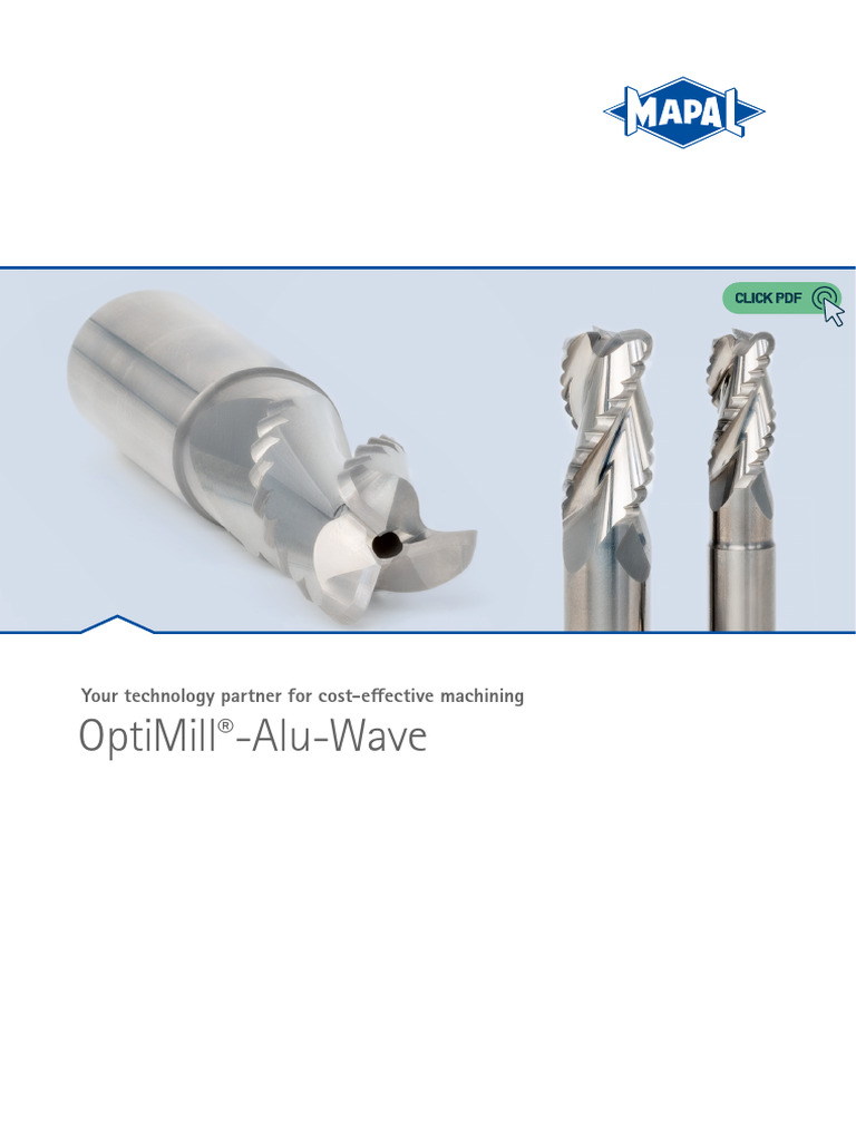 MAPAL OptiMill Alu Wave en | PDF | Machining | Metalworking