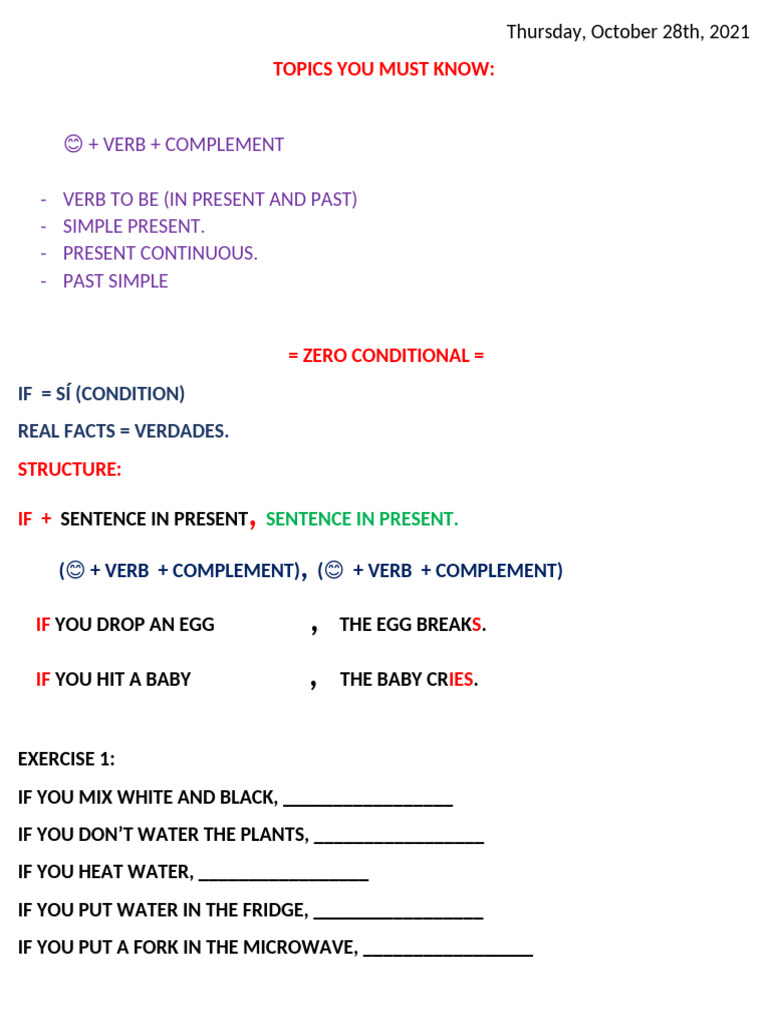 Zero Conditional | PDF