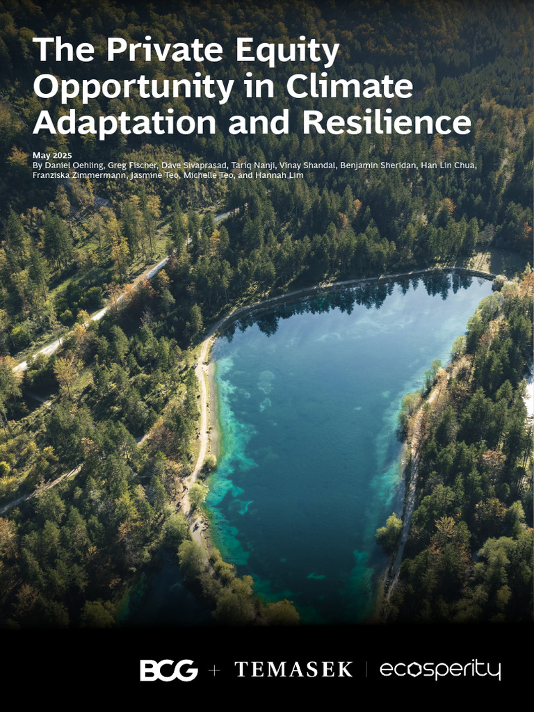 Private Equity in Climate Resilience | PDF | Climate Resilience | Investing