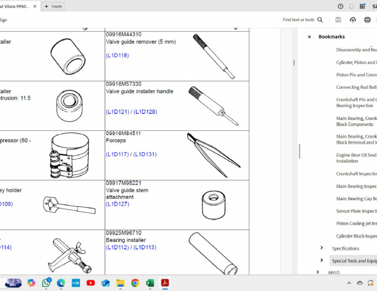 Special Tool List | PDF