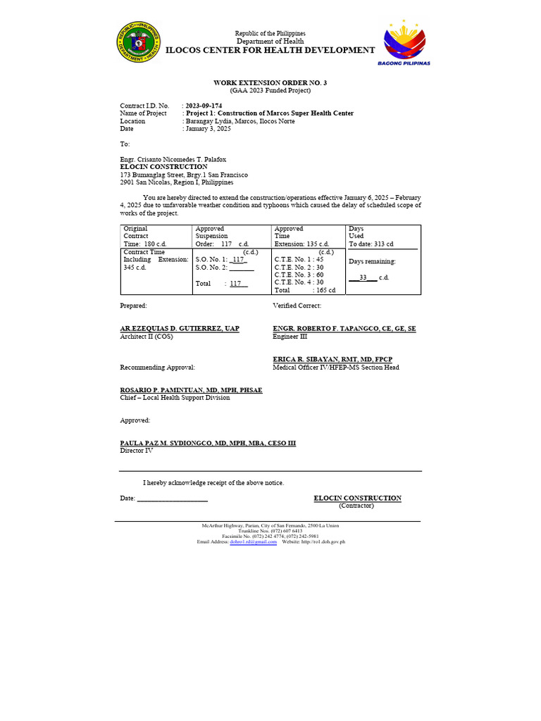Elocin Marcos SHC Extension 4B | PDF
