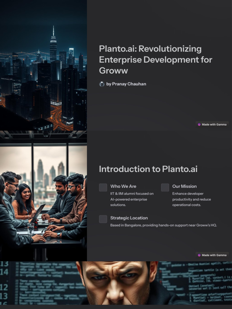 Plantoai Revolutionizing Enterprise Development For Groww | PDF ...
