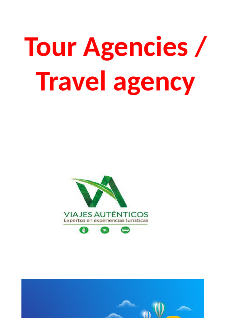 Vocabulary 2 Travel Agency | PDF | Travel Agency | Service Industries