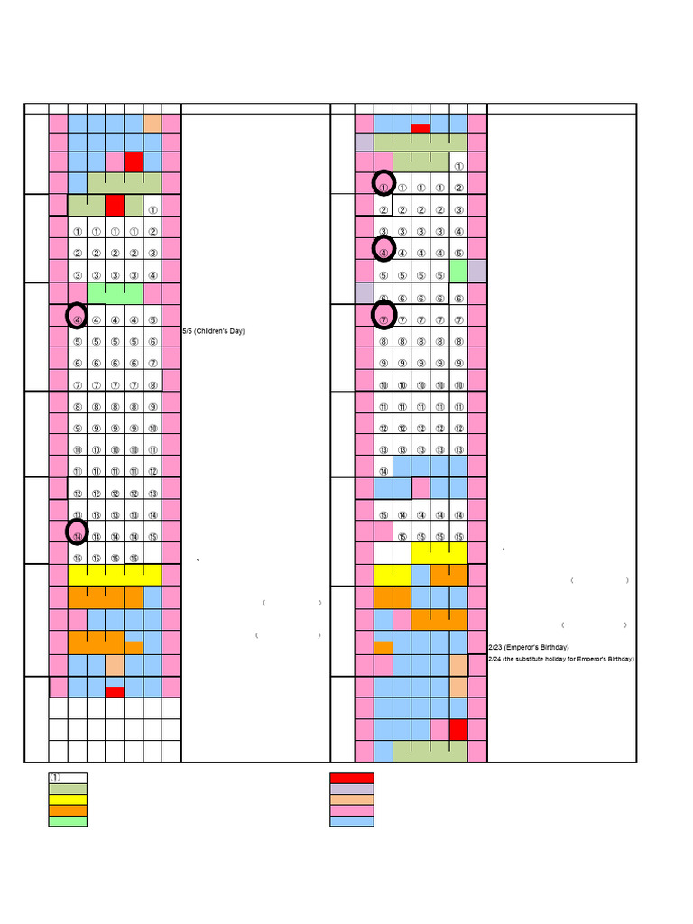 2024 Academic Year Calendar Overview | PDF | Academic Term ...
