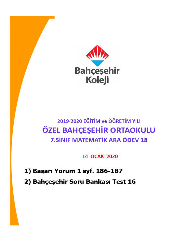 7sinif Mat Ara Odev 18 Baslik 1579001878 | PDF