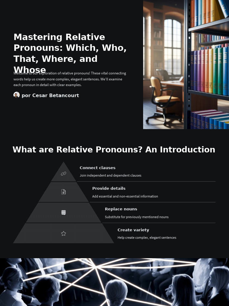Mastering Relative Pronouns Explained | PDF | Pronoun | Clause