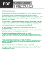 The Answers of The Necklace Worksheets | PDF