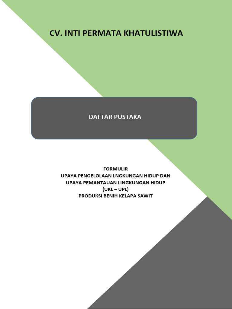 16 Pembatas Lampiran Daftar Pustaka | PDF