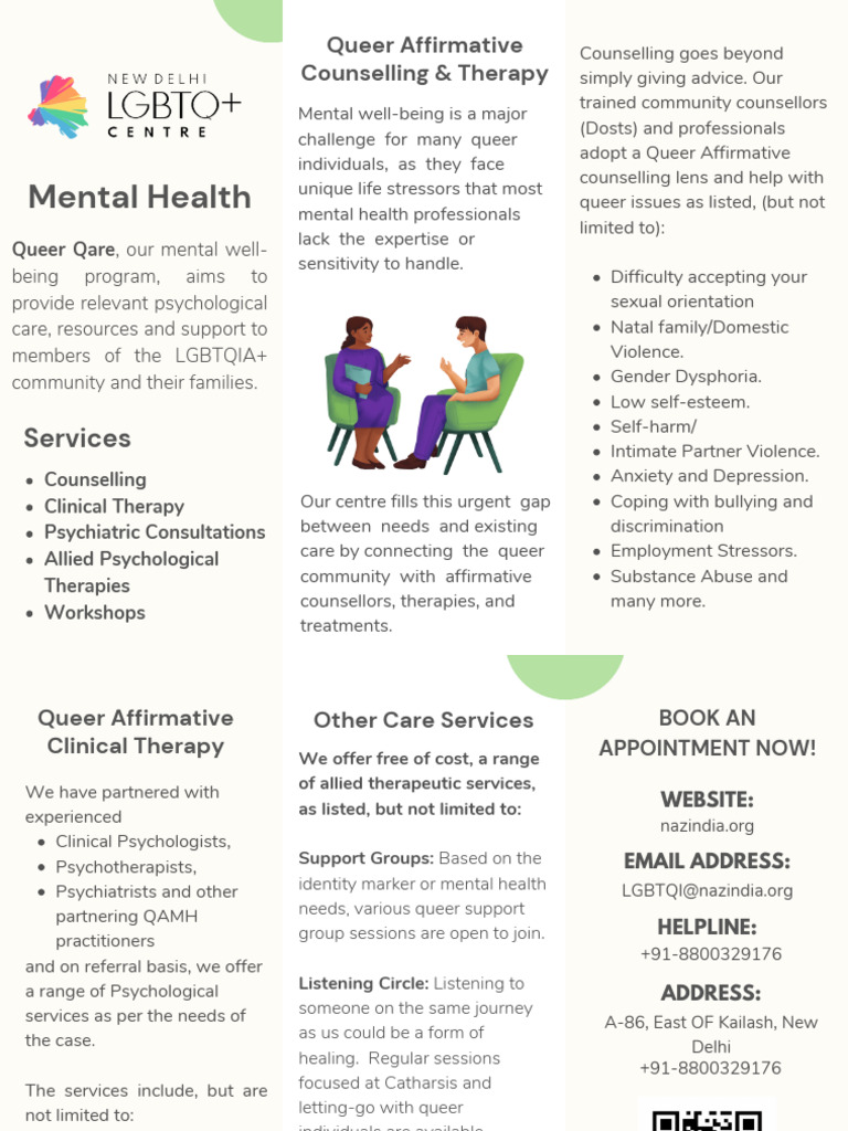 Queer Care - Naz's Mental Wellbeing Services | PDF | Psychotherapy ...