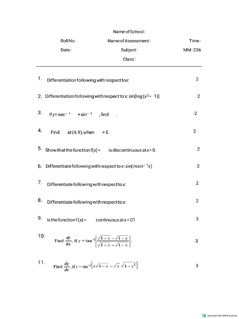 Chapter 5 Worksheet | PDF