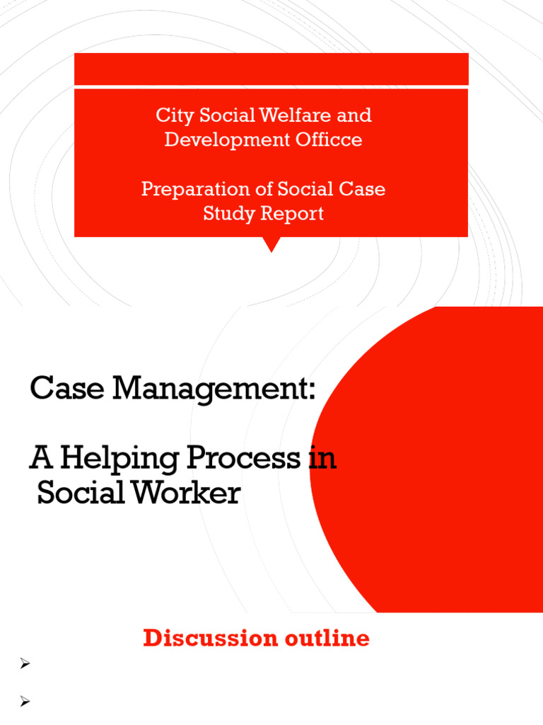 Case Management and Social Case Study Report | PDF | Social Work ...
