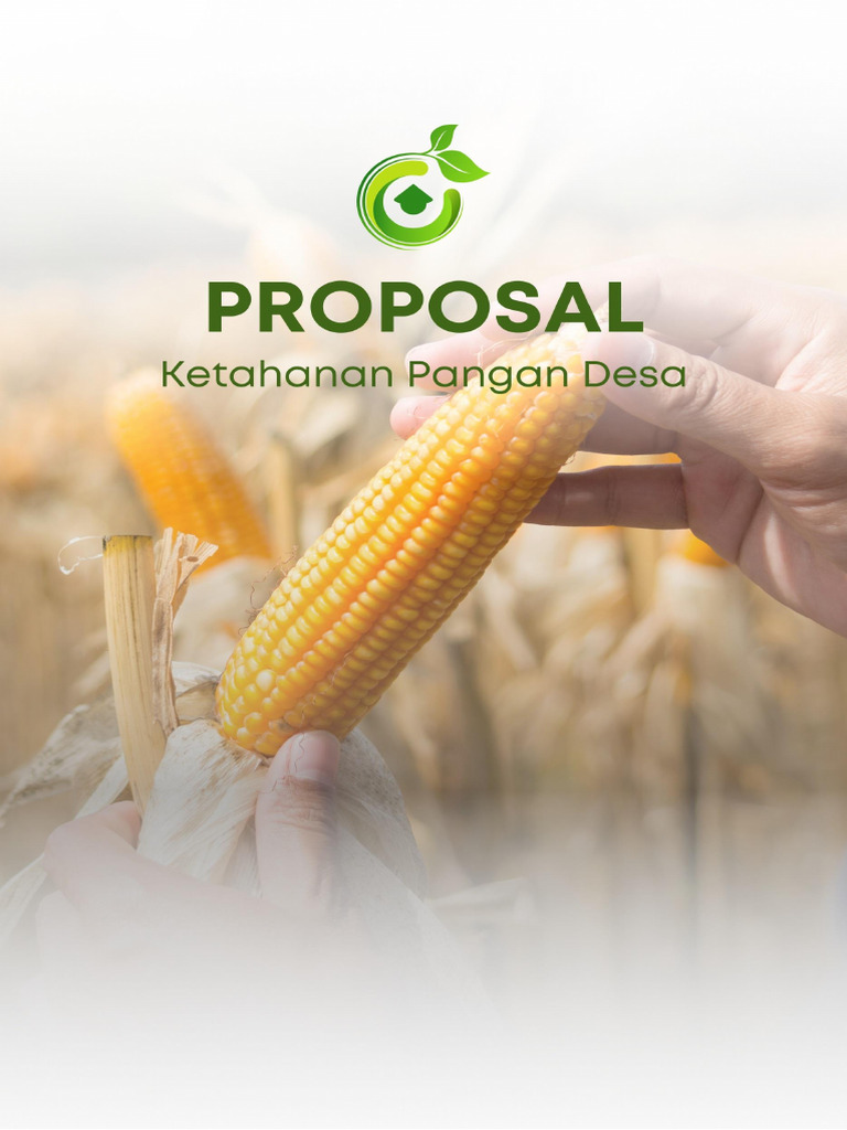 Proposal Pertanian Jagung Desa Kebun Durian | PDF