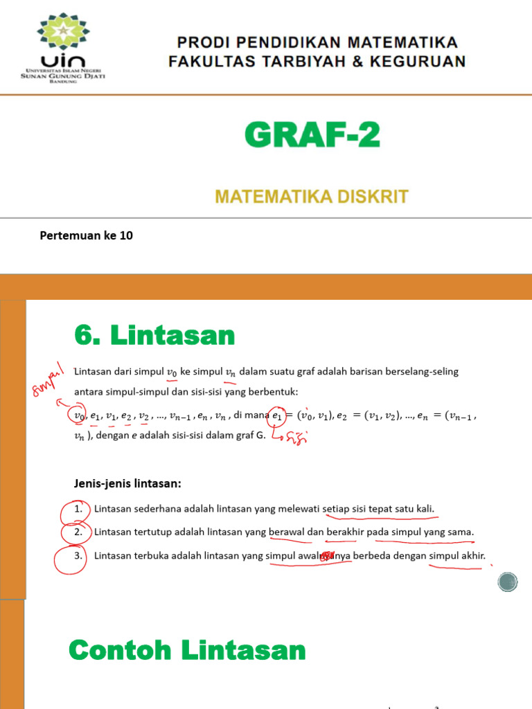 Jenis-Jenis Lintasan dalam Graf | PDF