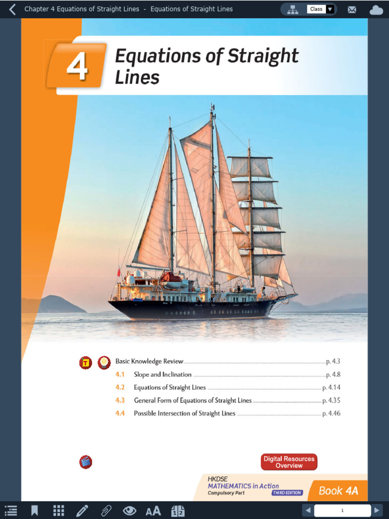 P04 Equations of Straight Lines | PDF | Line (Geometry) | Geometric Shapes