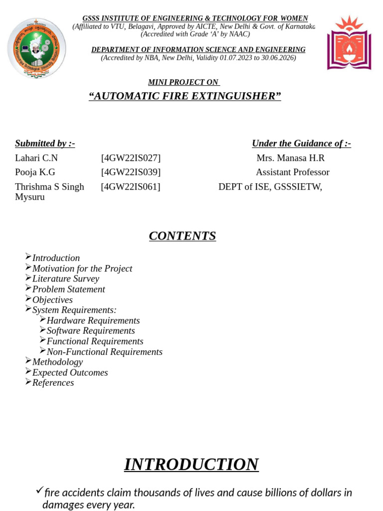 Automatic Fir Extinguisher Final | PDF | Relay | Servomechanism