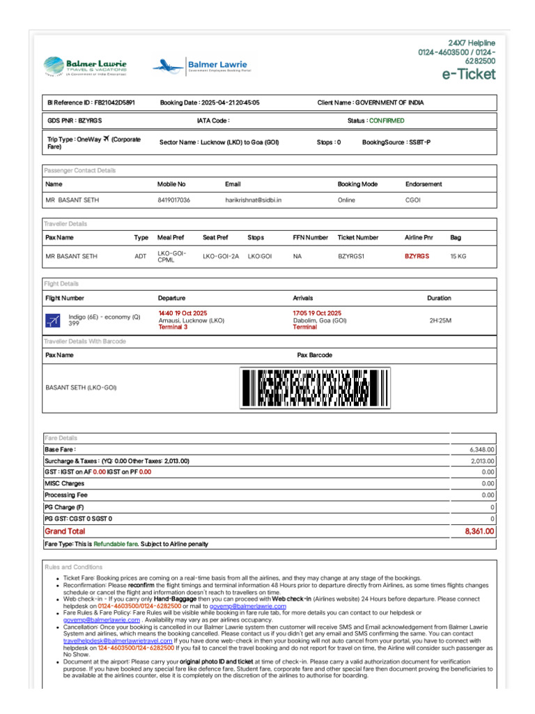 Luck Goa 19 - 10 | PDF