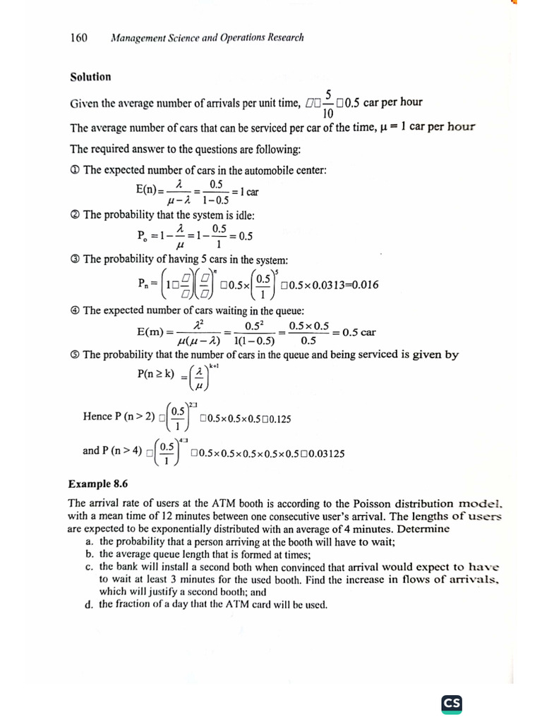 Ch-5.queuing Theory - Lecture 02 | PDF