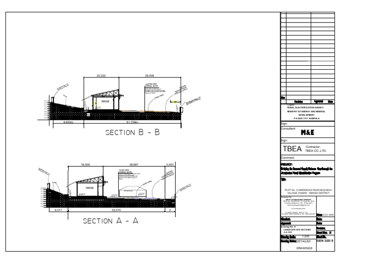Detailed Landscape Site Sections Drawing | PDF