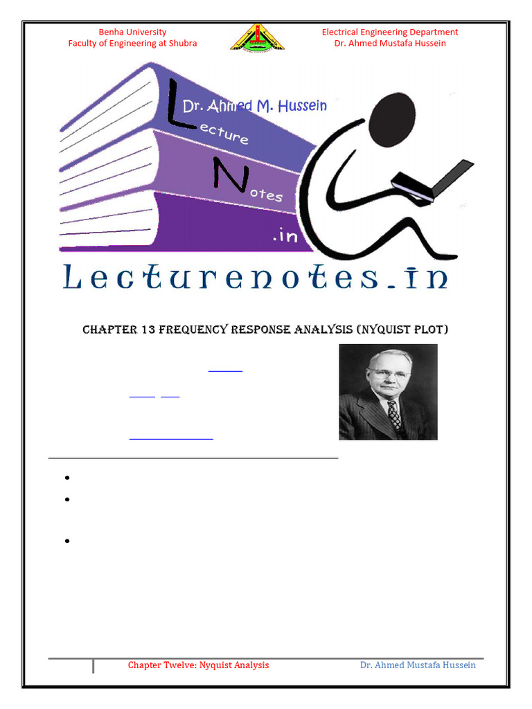 Chapter 13 Nyquist Analysis | PDF | Control Theory | Mathematics