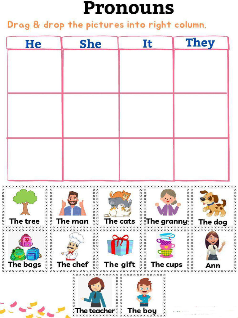 Personal Pronoun Exercise 1 | PDF