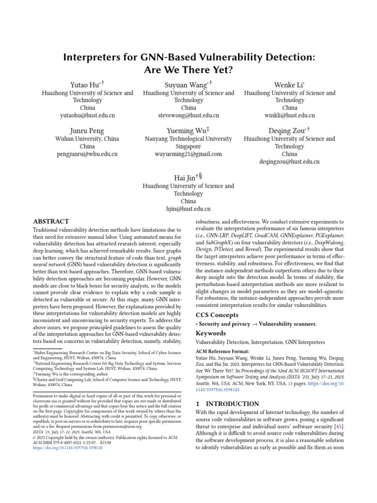 ISSTA 2023 Study | PDF | Applied Mathematics