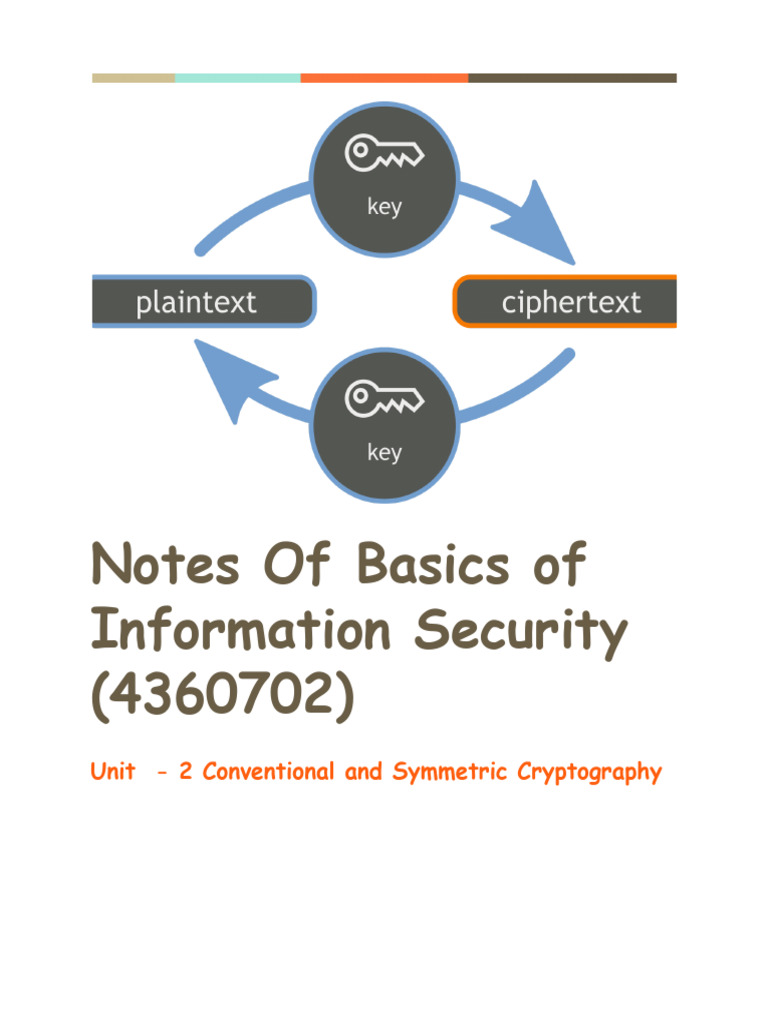 Conventional and Symmetric Cryptography | PDF | Cryptography | Encryption