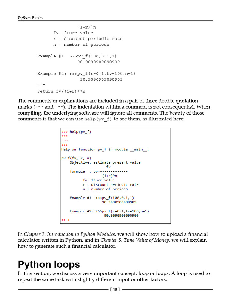 YuxingYan 2017 Pythonloops PythonforFinanceApply | PDF | Net Present Value