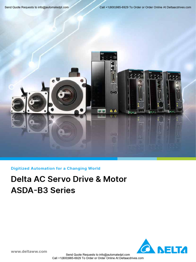 Delta ASDA B3 Servo Drive Catalog | PDF | Computer Engineering ...