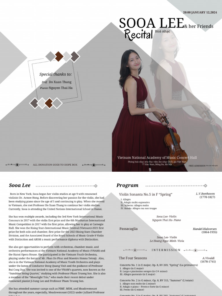 Sooa Lee Program | PDF