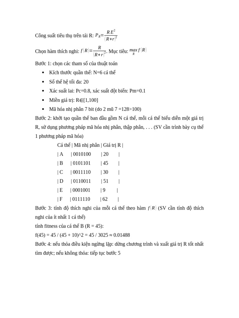 Cau4 ThuatToanDiTruyen TimDienTro | PDF