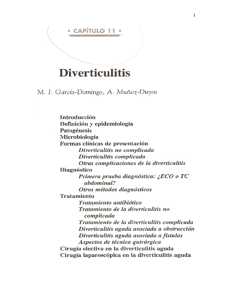 Diverticulitis | PDF
