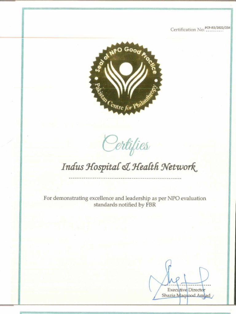 IHHN PCP Certificate 2022-25 | PDF