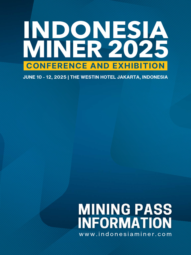 Indonesia Miner 2025 Conference Details | PDF